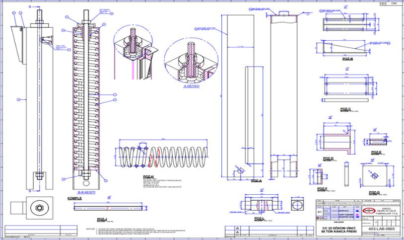 Making Eldro Brakes for Overhead Cranes — Erdemir Mühendislik