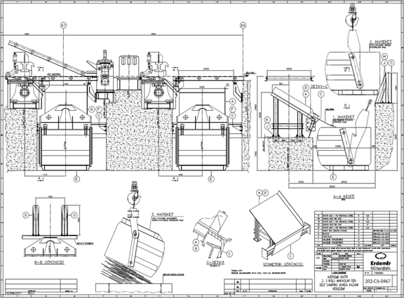 2.Pickling Line Self-dumping of Entry Scrap Box — Erdemir Mühendislik